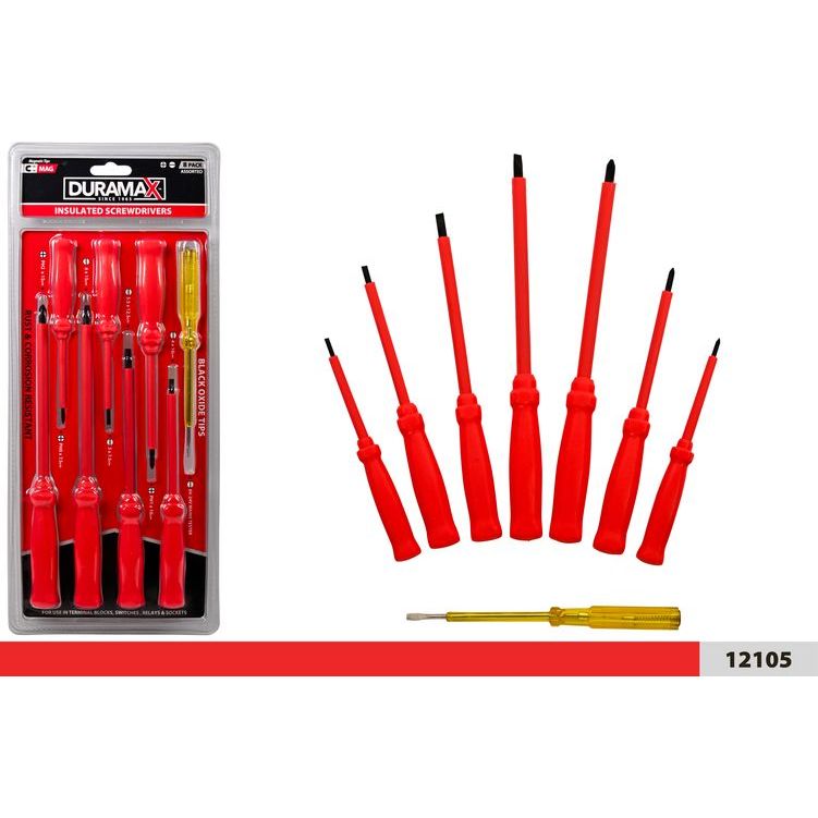 Screwdriver set with tester store