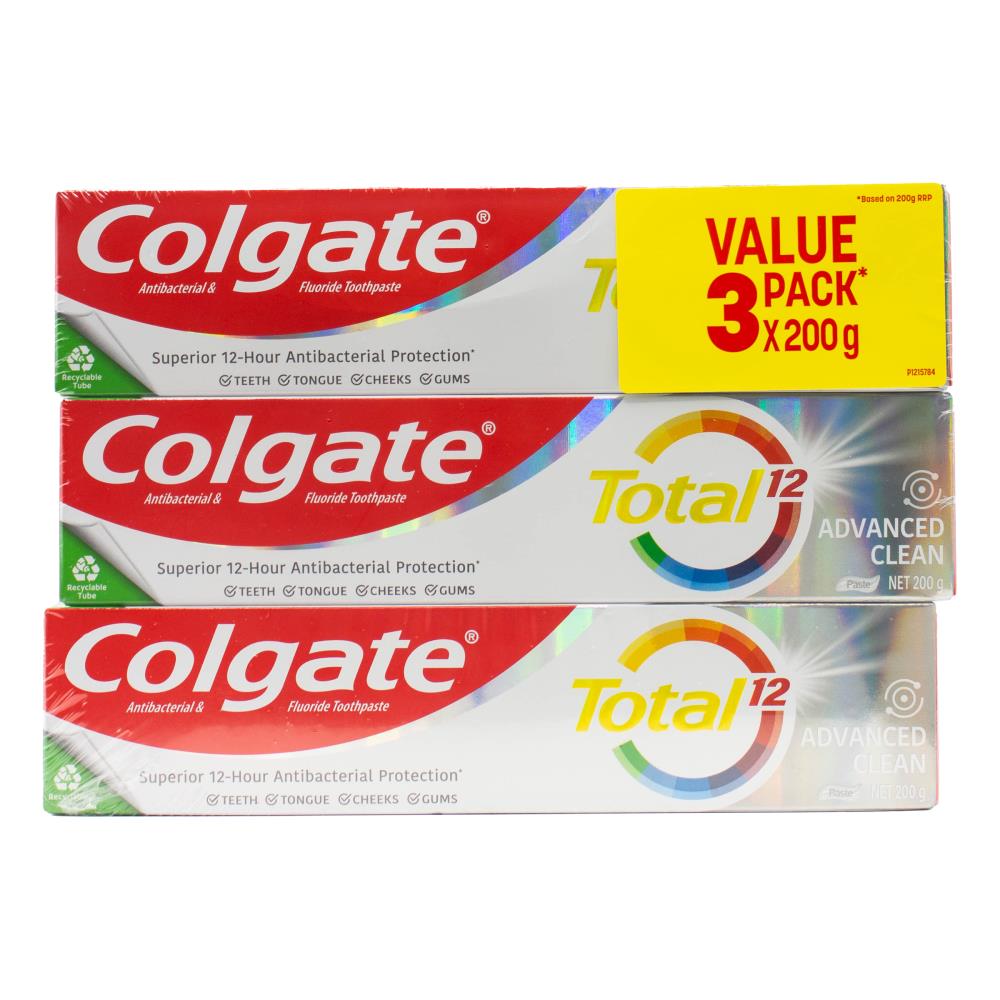 Colgate Toothpaste - Total 12 Advanced Clean