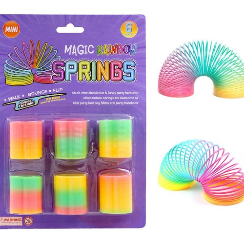 Mini Neon Magic Rainbow Springs - Party Favors