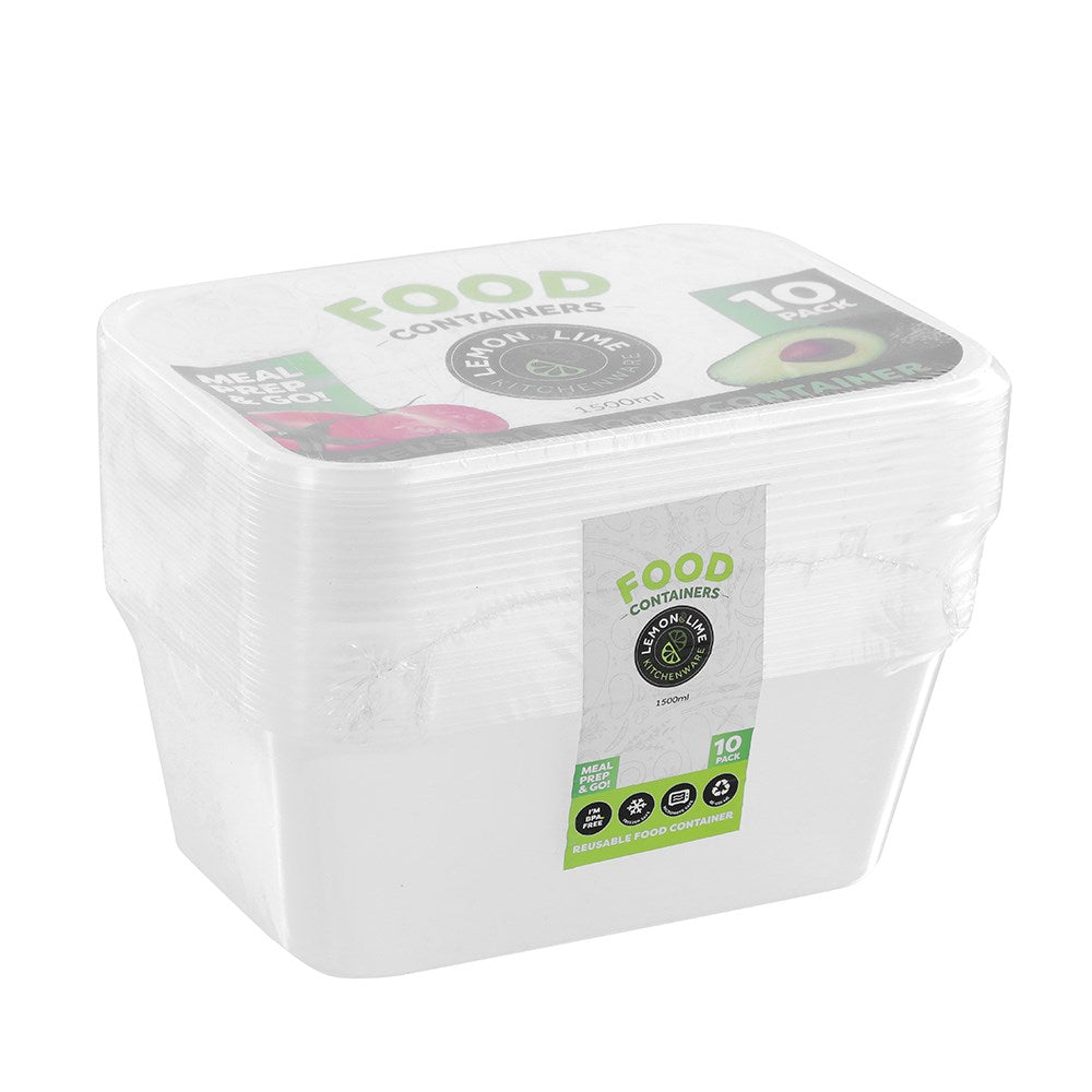 Reusable Food Container Rectangle Large